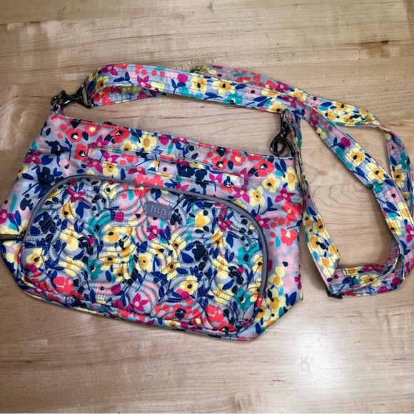 lug | Bags | Lug Floral Crossbody Purse In Great Condition | Poshmark